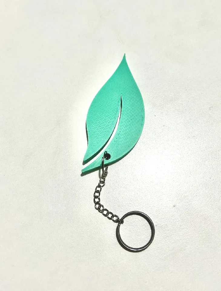 Leaf Keychain by bekir.ulusoy | Download free STL model | Printables.com