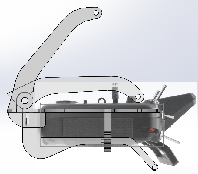 pupitre émetteur Frsky X18 by Philippe Herbots | Download free STL ...