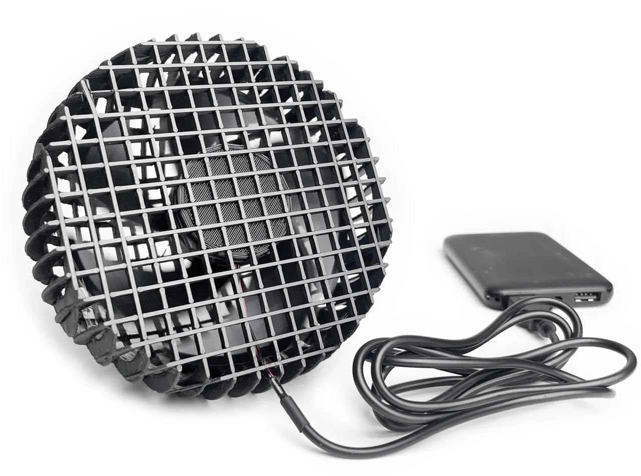 Dome Desk Fan by 川 | Download free STL model | Printables.com