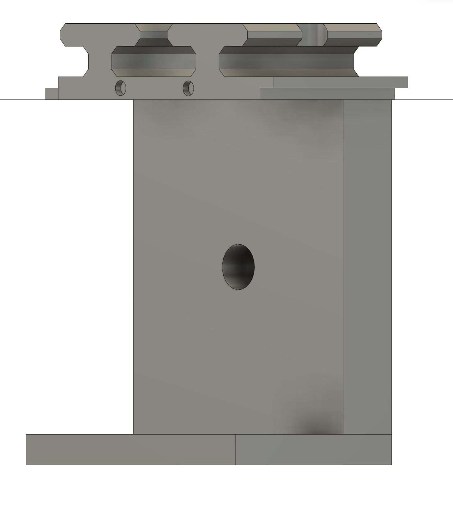 Simple laptop hook for modular desk mounting rails by R.L. 3D ...