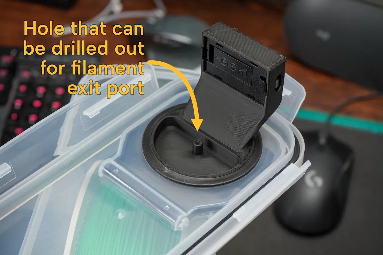 Filament Storage Container with Humidity Monitor by Makers Manual ...