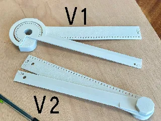 Protractor Ruler by La3emedimension | Download free STL model ...