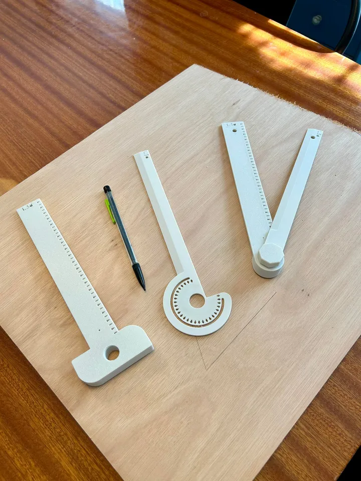 Protractor Ruler by La3emedimension | Download free STL model ...