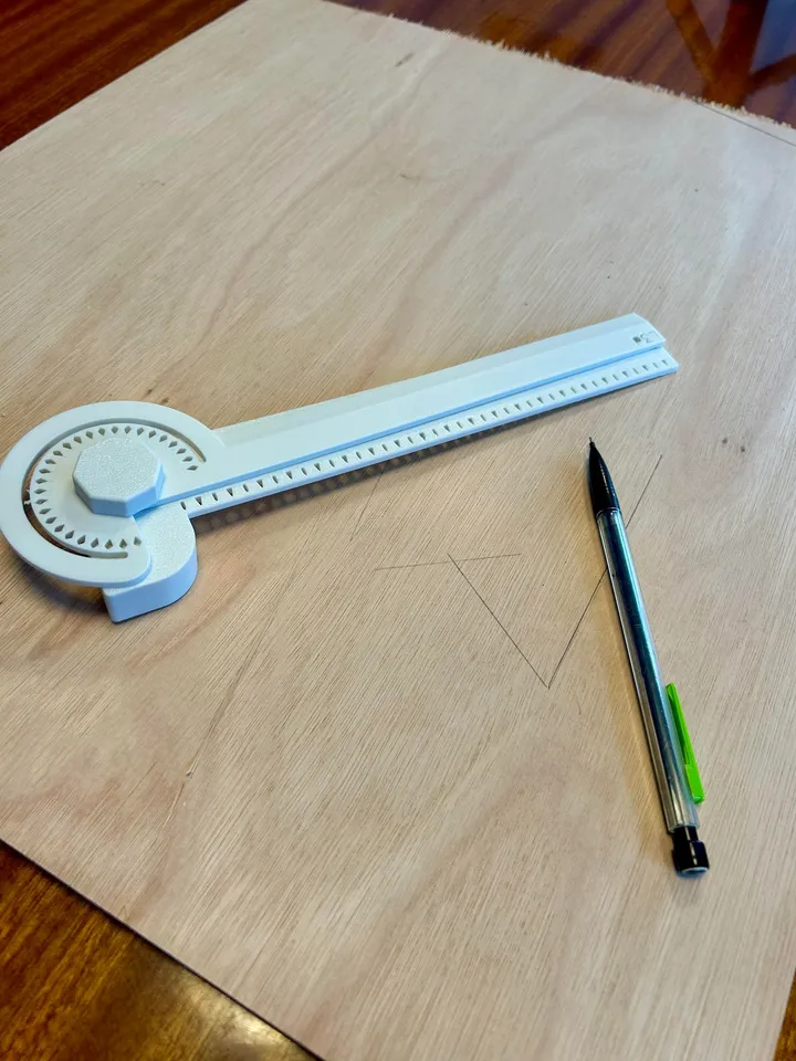 Protractor Ruler by La3emedimension | Download free STL model ...