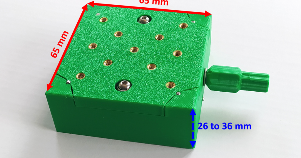 Orthogonal printed linear stage by RemiRafael | Download free STL model ...