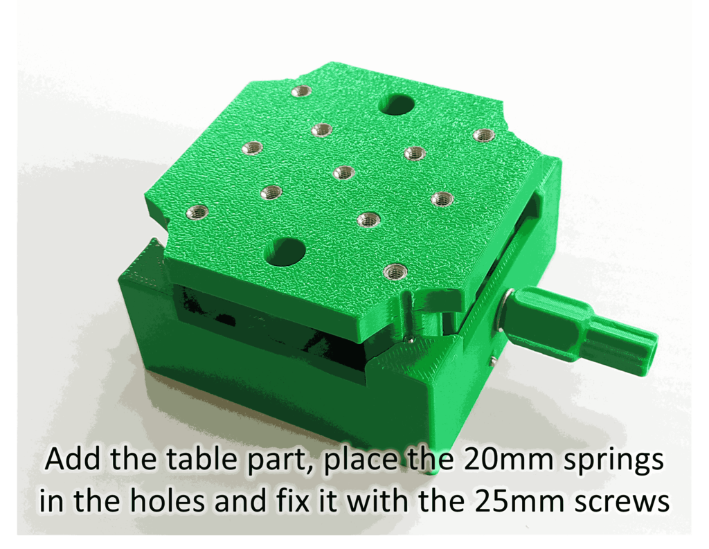Orthogonal printed linear stage by RemiRafael | Download free STL model ...