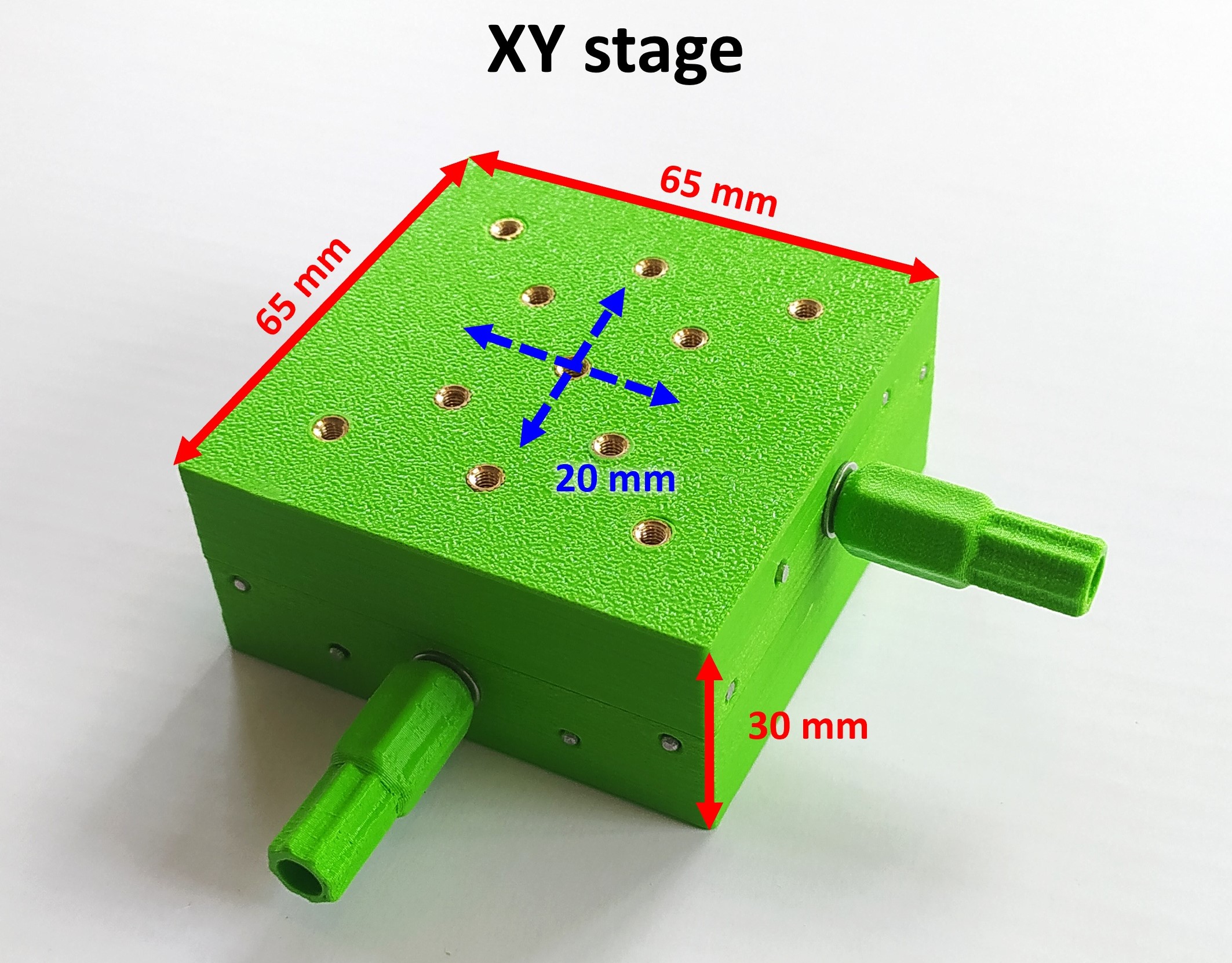 Two axis printed linear stage by RemiRafael | Download free STL model | Printables.com