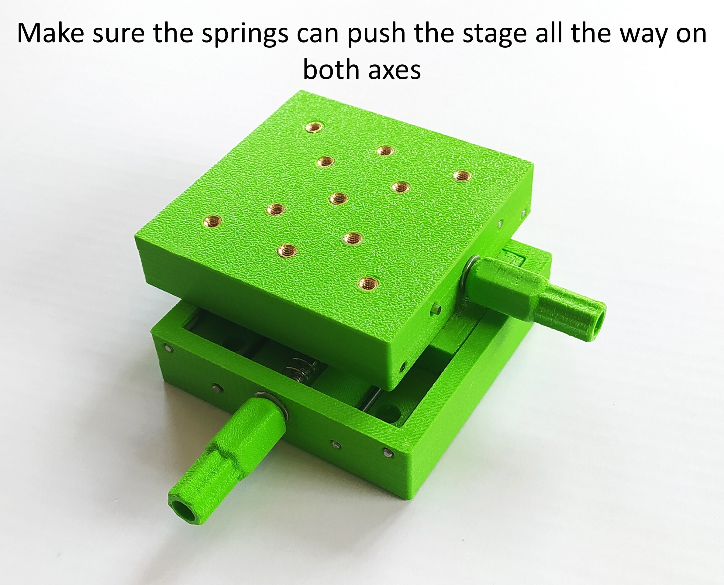 Two axis printed linear stage by RemiRafael | Download free STL model ...