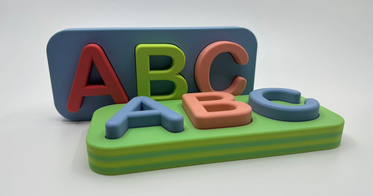 ABC Board by Polymaker Education | Download free STL model | Printables.com