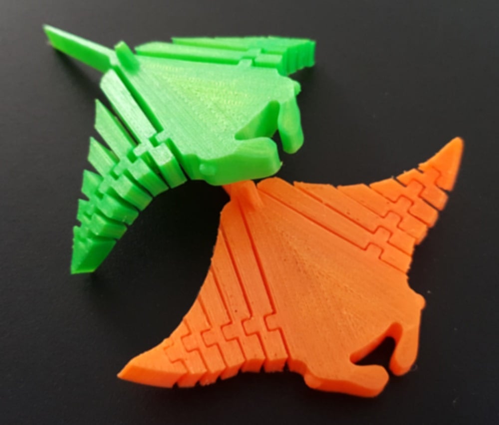 Flexi Manta Ray by Leahchu_pikapika | Download free STL model ...