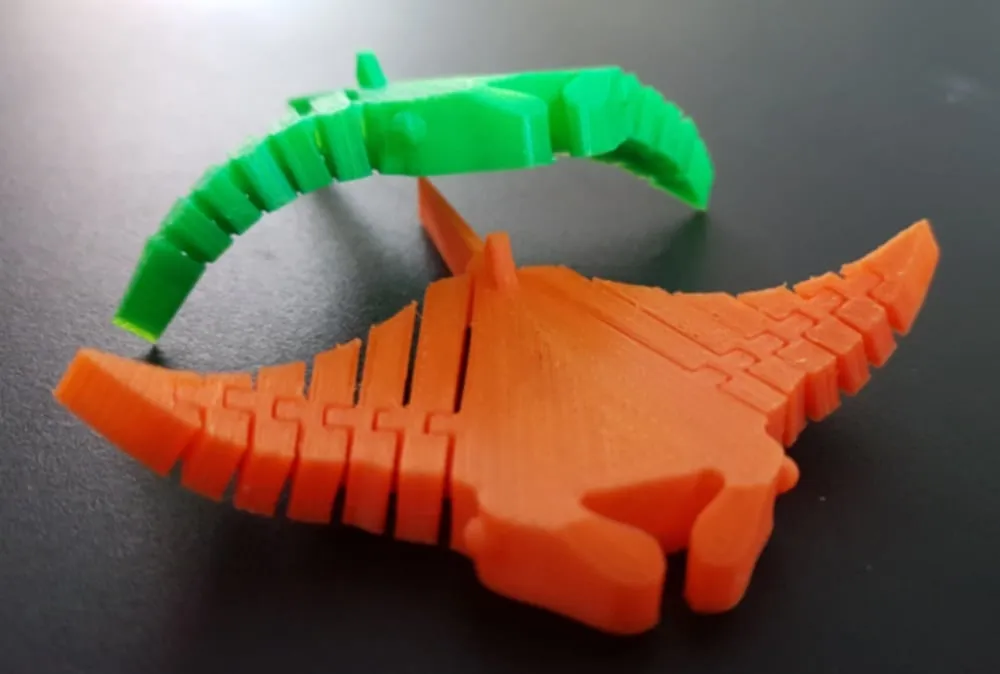 Flexi Manta Ray by Leahchu_pikapika | Download free STL model ...