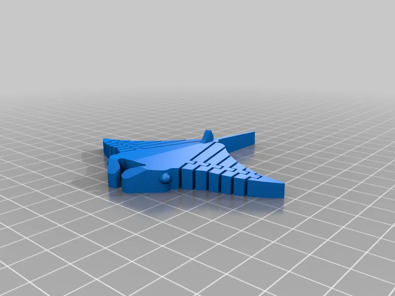 Flexi Manta Ray by Leahchu_pikapika | Download free STL model ...