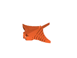 Flexi Manta Ray by Leahchu_pikapika | Download free STL model ...