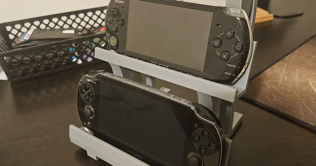 PSP Family Stand by MTFPrint | Download free STL model | Printables.com