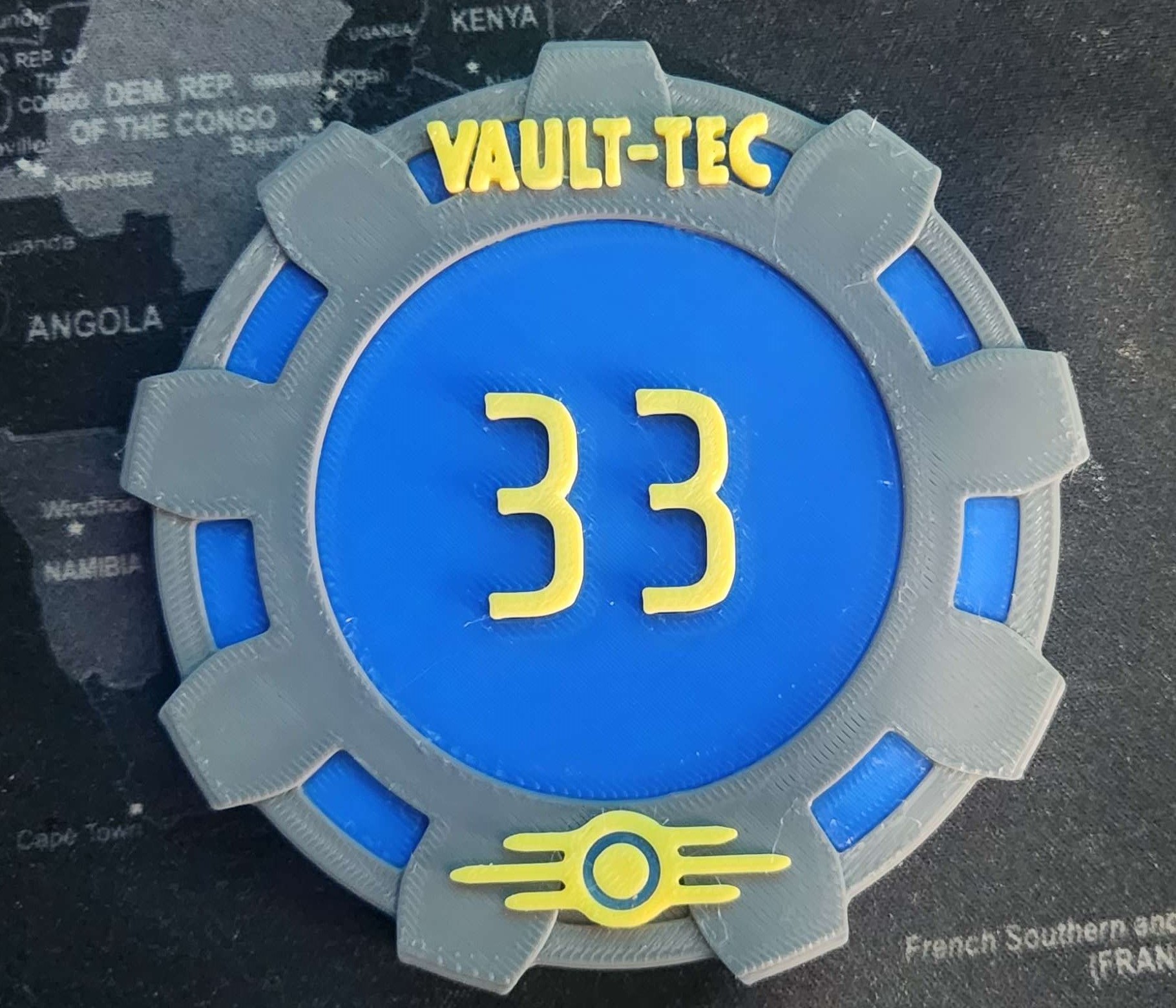 Fallout Vault Door Coaster Set by Jay4733 | Download free STL model ...