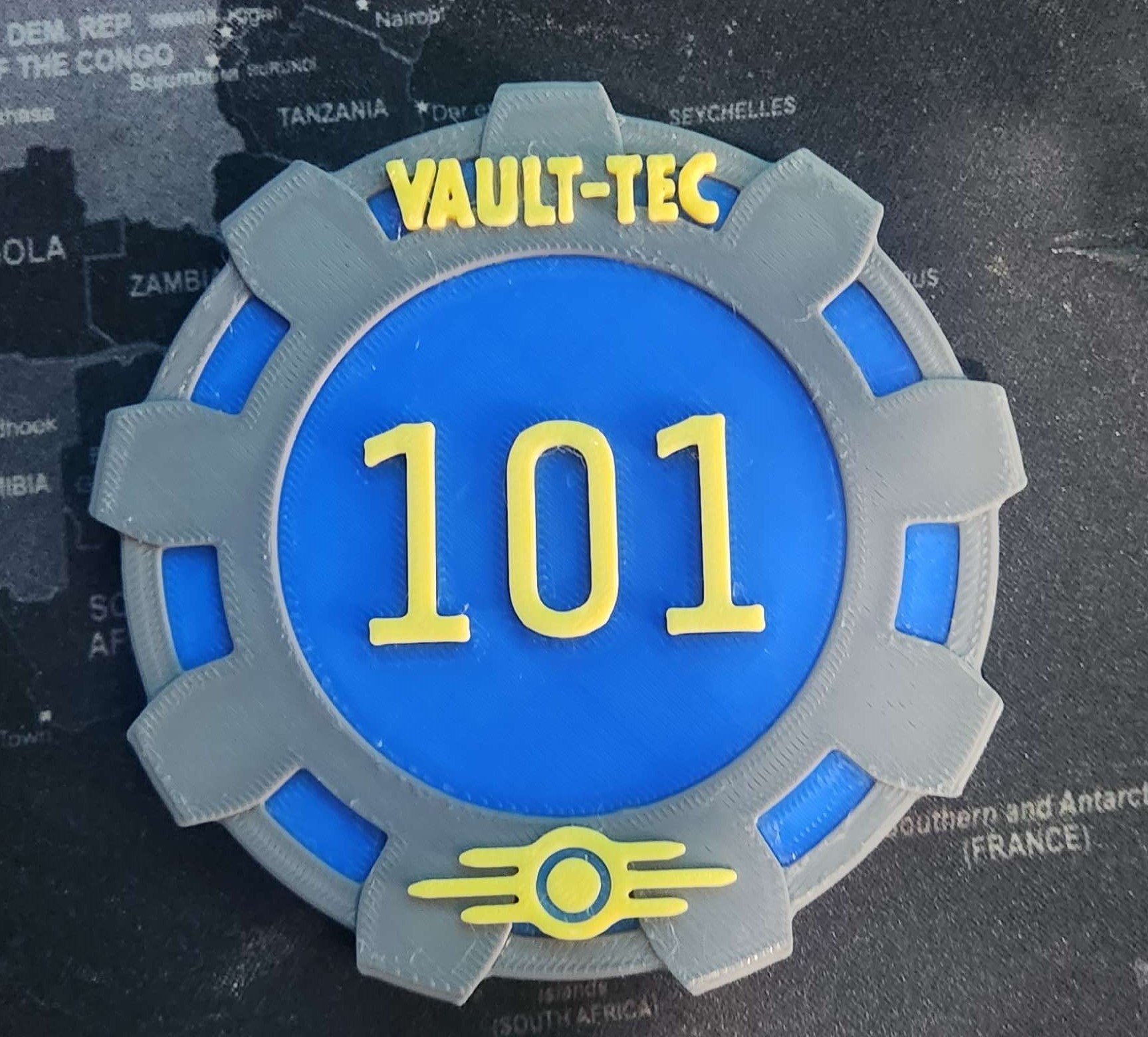 Fallout Vault Door Coaster Set by Jay4733 | Download free STL model ...