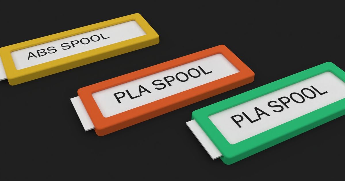 LABEL HOLDER by Mattia Nardi | Download free STL model | Printables.com
