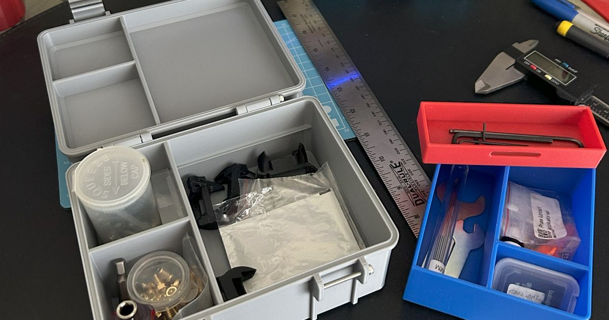 Mini Tool box for printer by Schaffer.la | Download free STL model ...