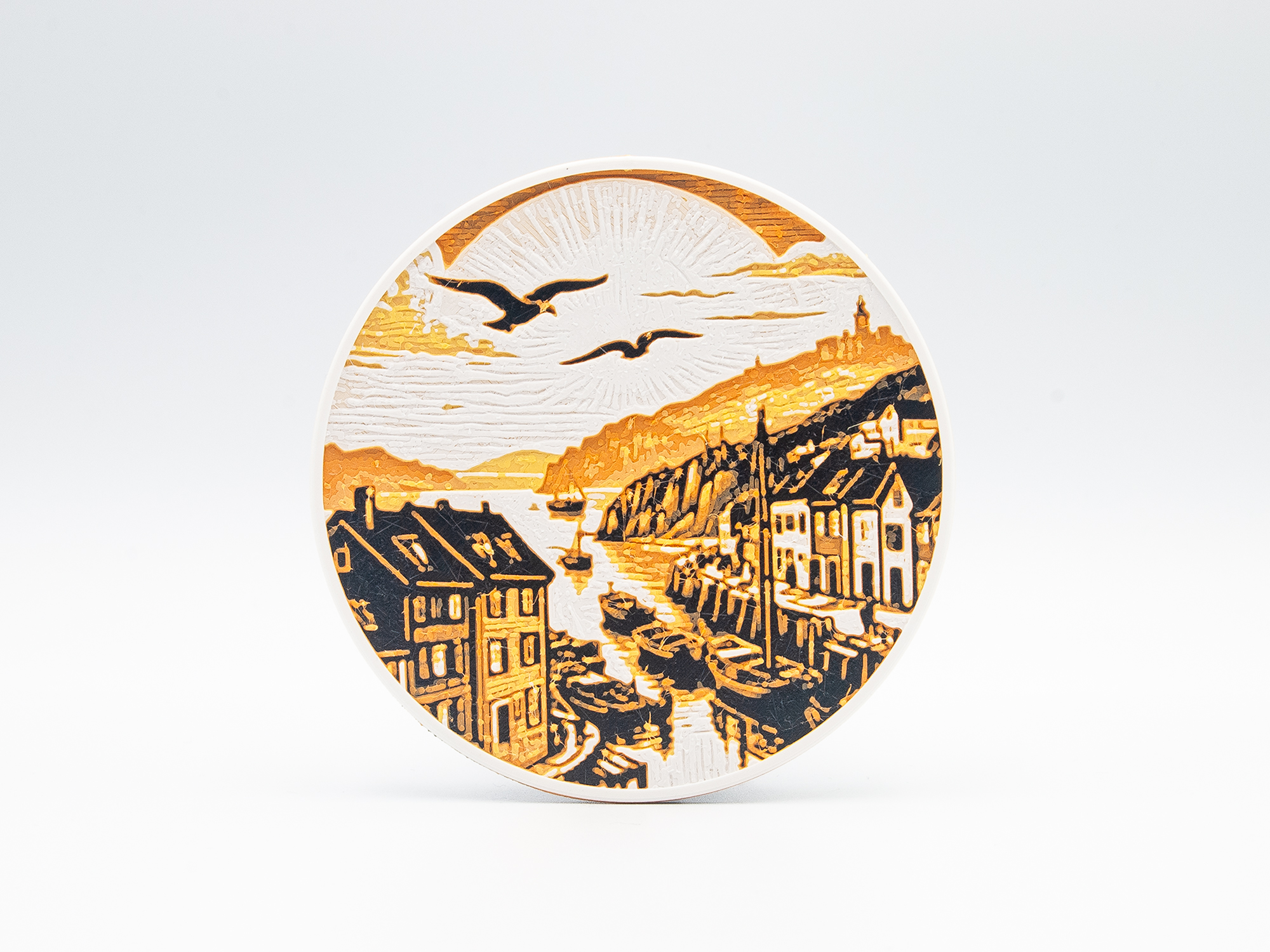 Coastal Village Coasters by Bamingo Design | Printables Store