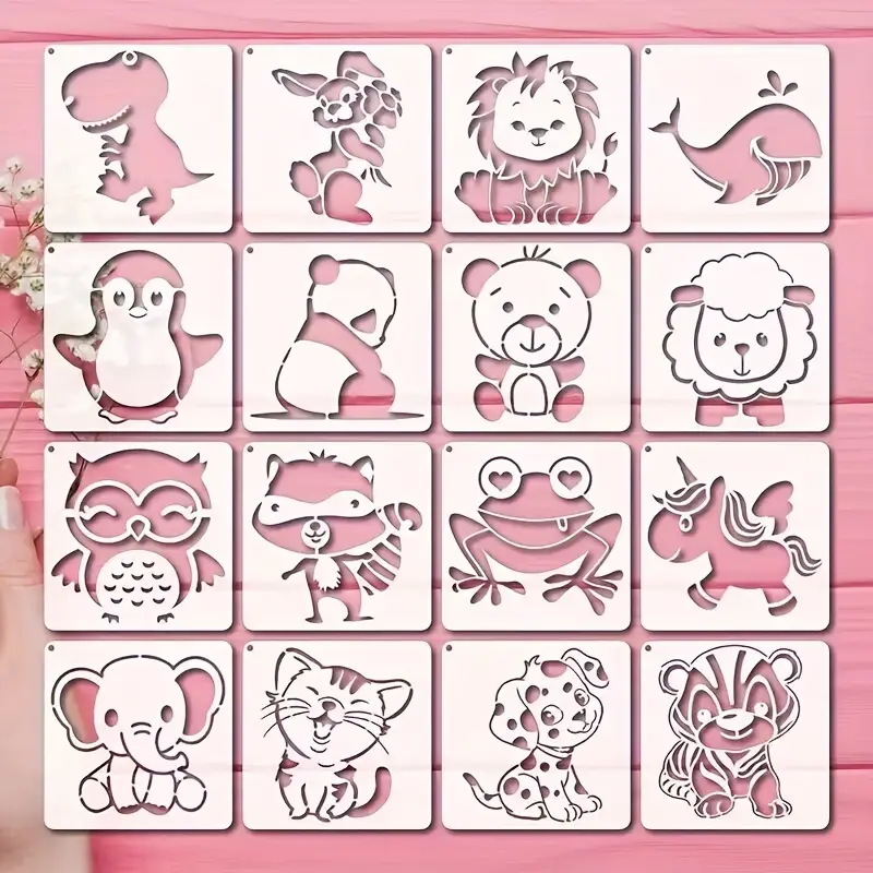 Montessori Template for Kids Stencils animal 3 by kisik20 | Download ...