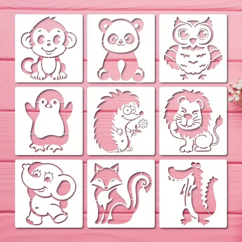 Montessori Template for Kids Stencils animals by Martin20 | Download ...