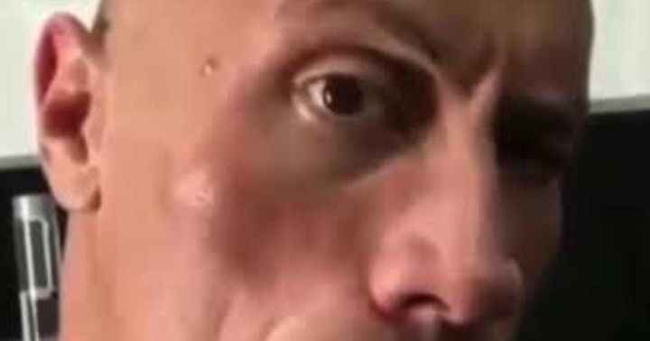 Dwayne the rock johnson eyebrow raise lithophane by Adam | Download ...