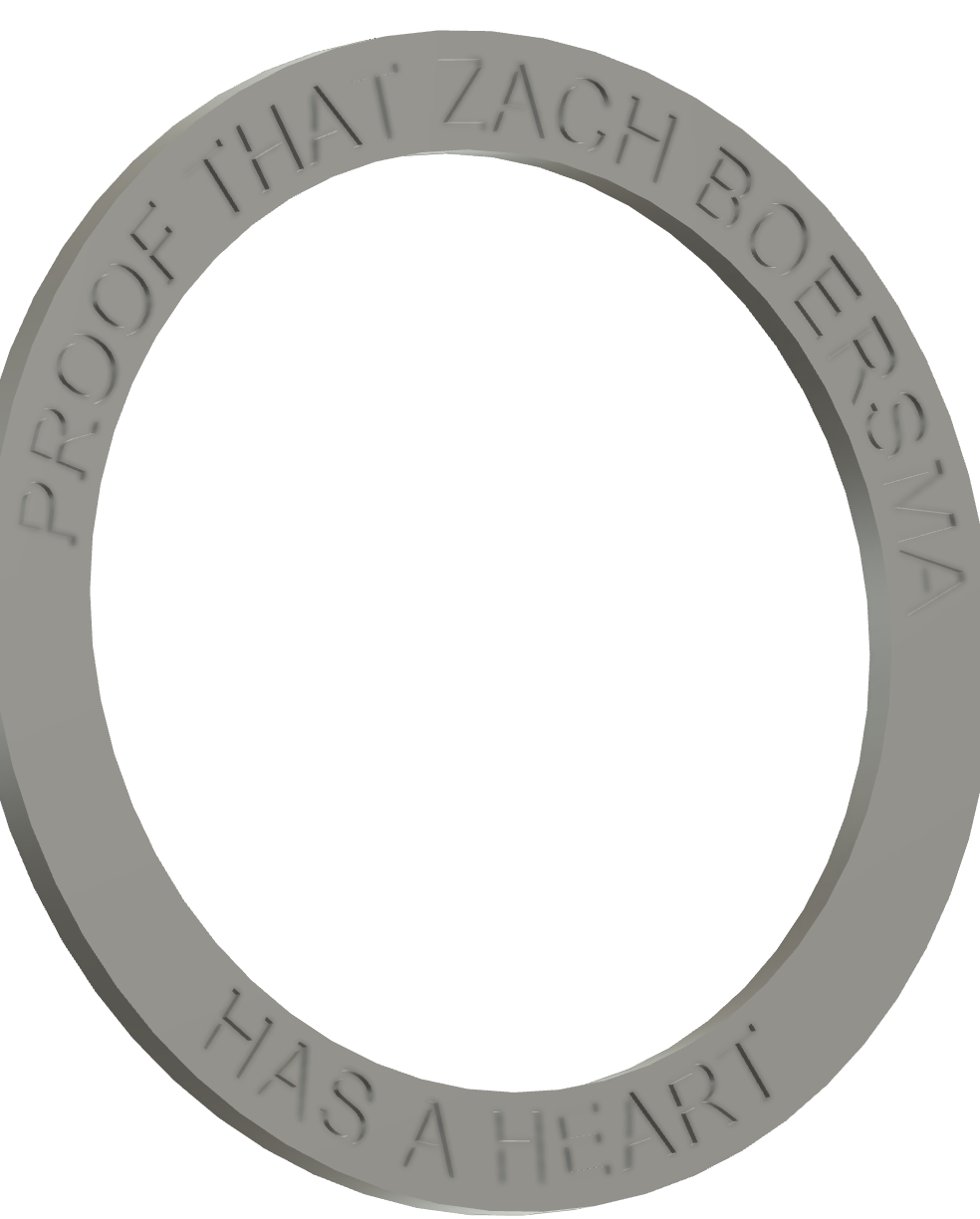 Proof That Zach Has A Heart by Bo | Download free STL model ...