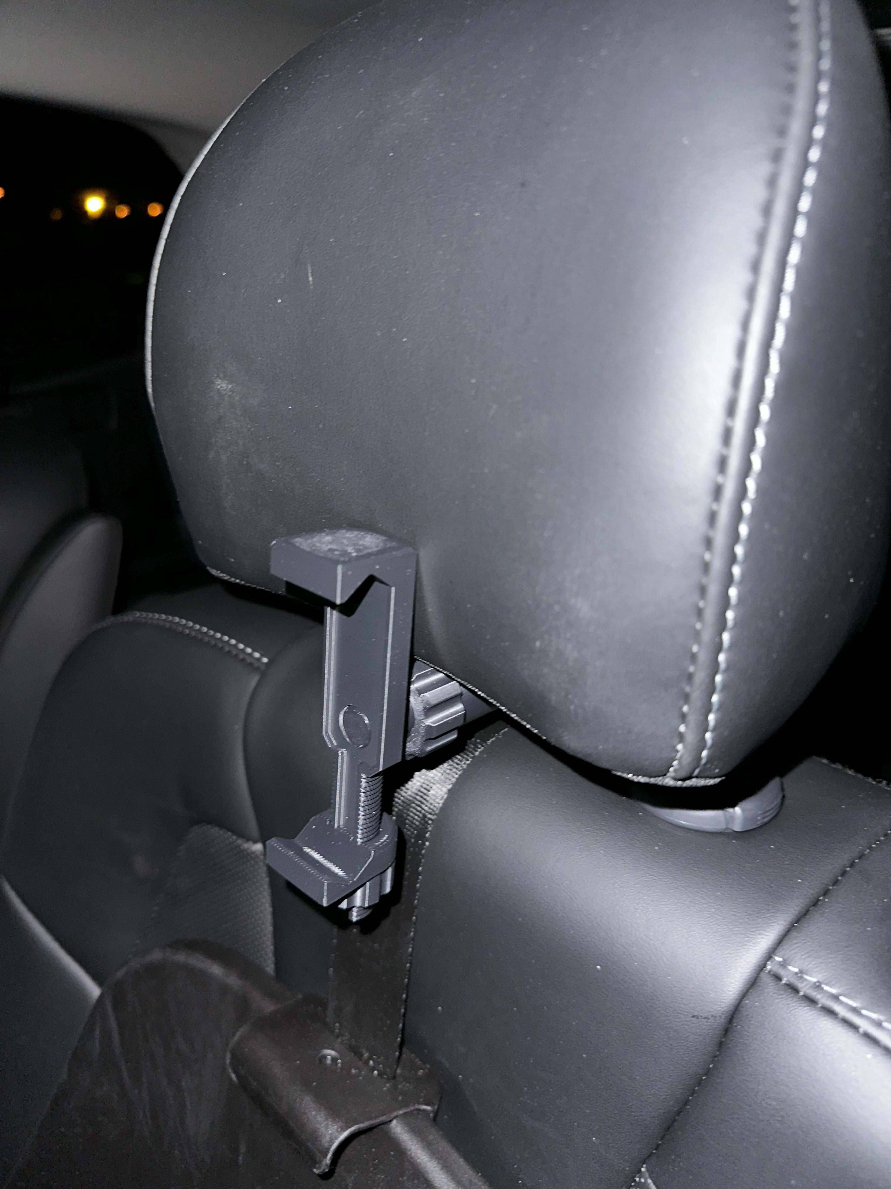 Universal Modular Car Headrest Phone Mount by cmerkle | Download free ...