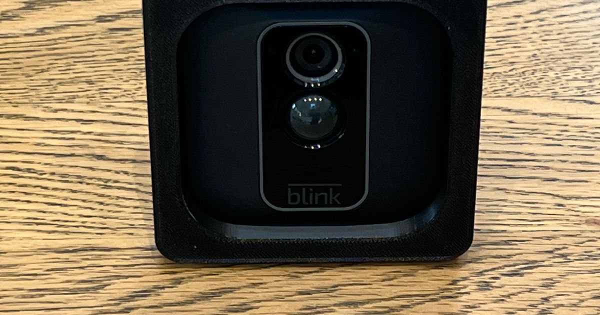 Blink XT/XT2 Camera Window Mount by AJM | Download free STL model ...