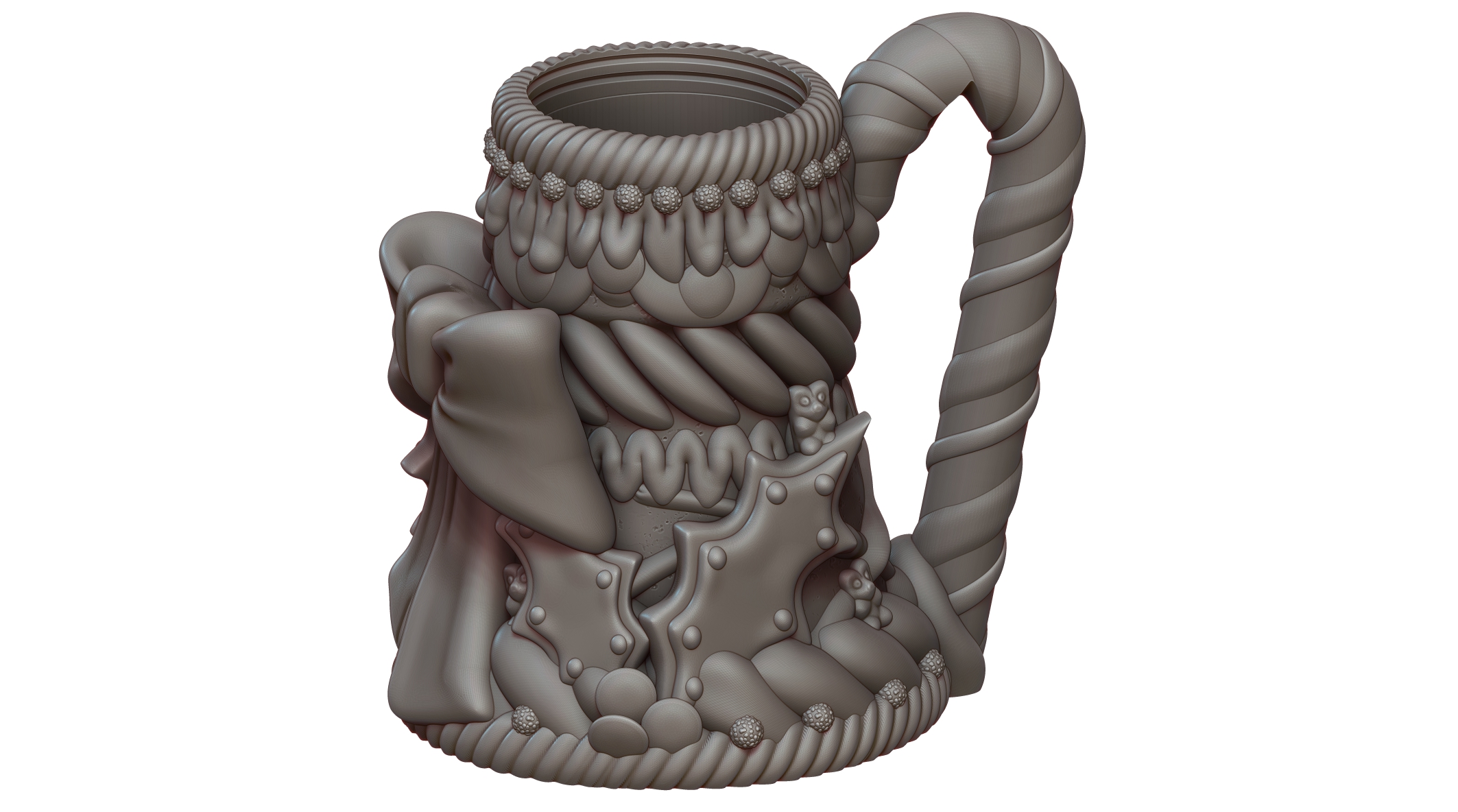 Gingerbread Mug - Mythic Mugs by Ars Moriendi 3D | Download free STL ...