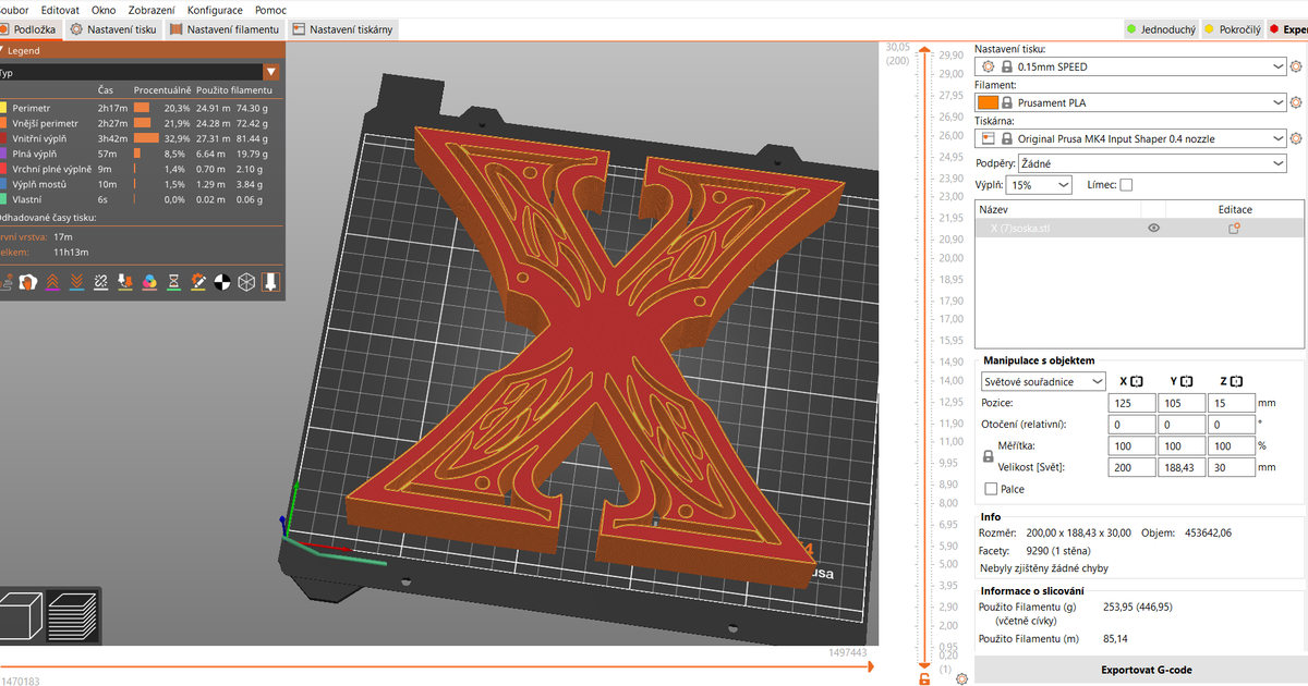 standing initial: letter X (version 2) by Nina Máčová | Download free ...