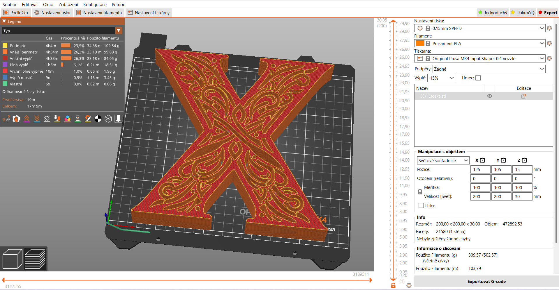 standing initial: letter X (version 4) by Nina Máčová | Download free ...