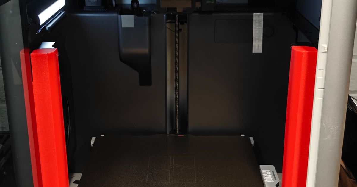 Bambu Lab X1C P1P P1S Z Axis Screw Cover (8mm Magnets) by ...