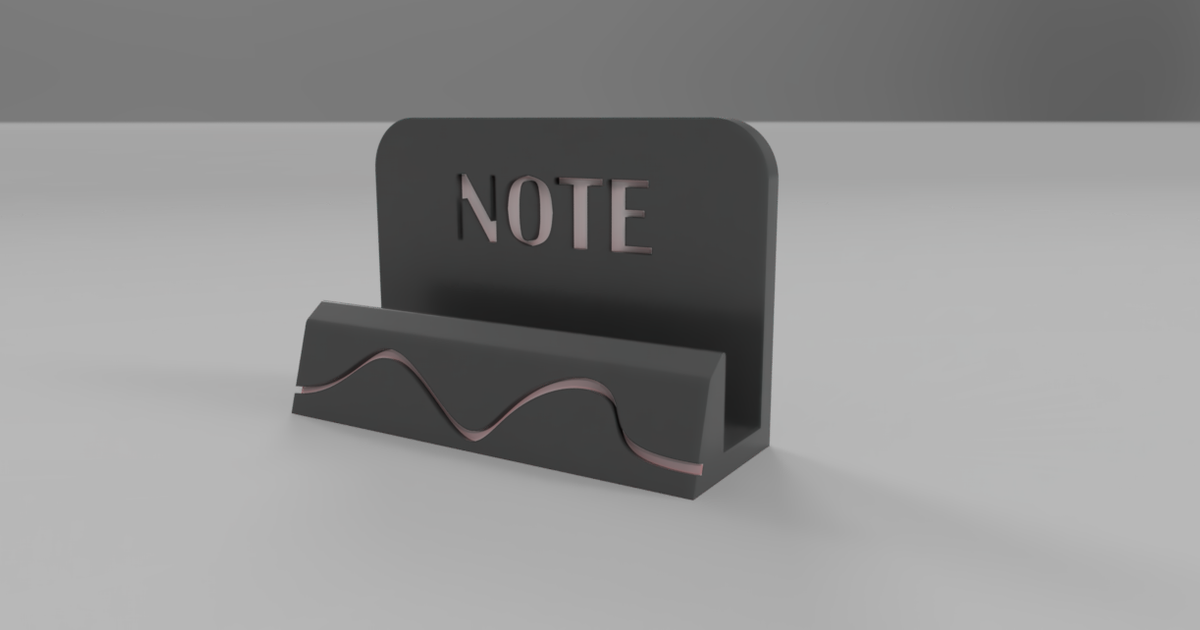 note by samu | Download free STL model | Printables.com
