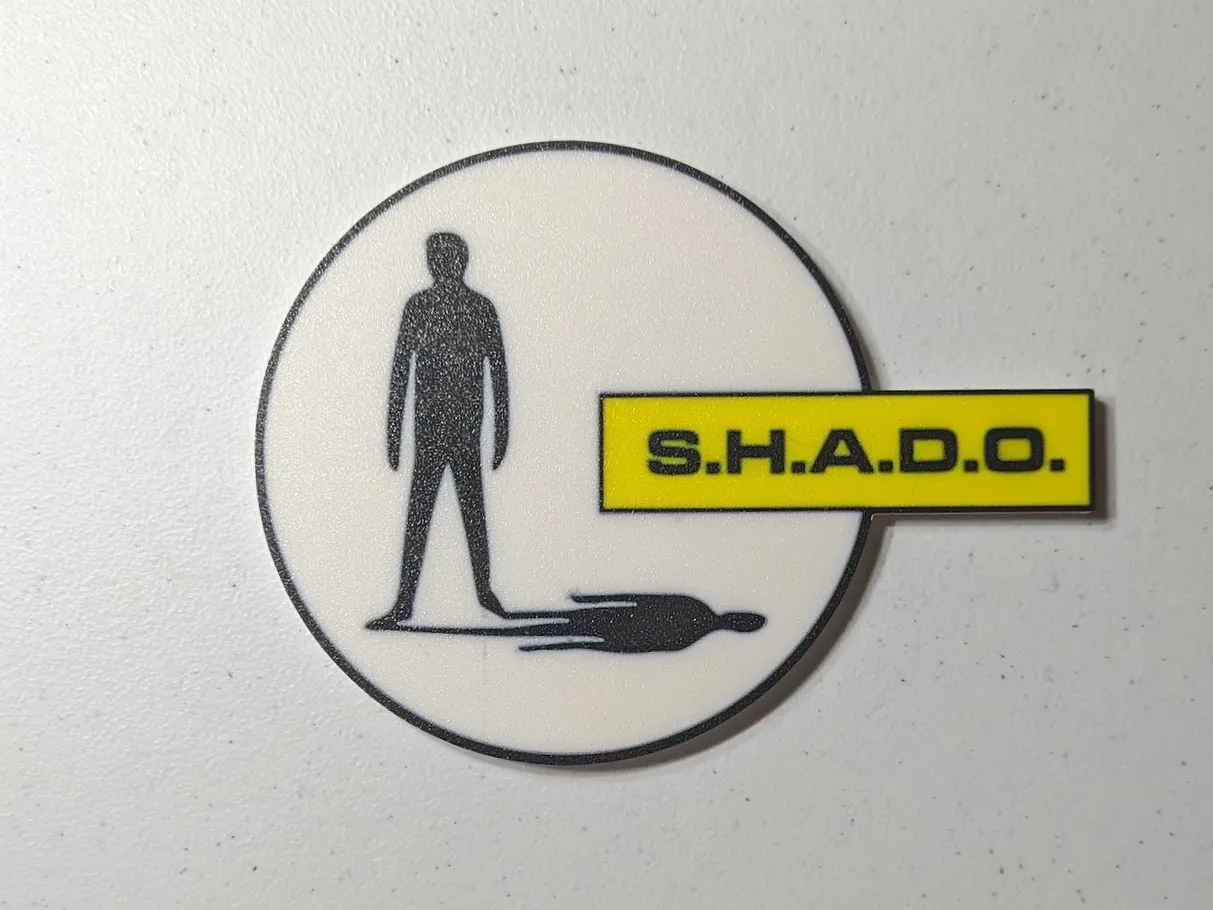 S.H.A.D.O. Badge by Design•Slice•Print Studio | Download free STL model ...