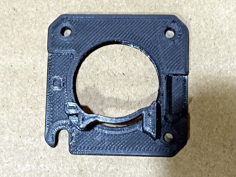 MK3.9/MK4 Nextruder main plate for MMU3, modified for flex filament von ...