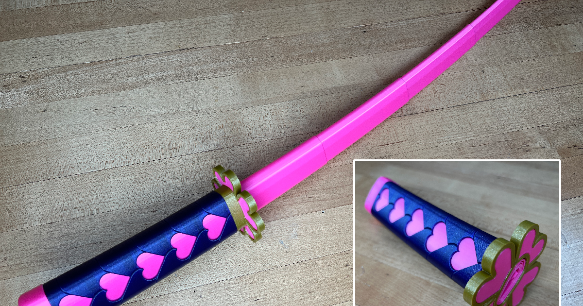 Mitsuri's Multi-Part Collapsing Katana by 3D Printing World ...