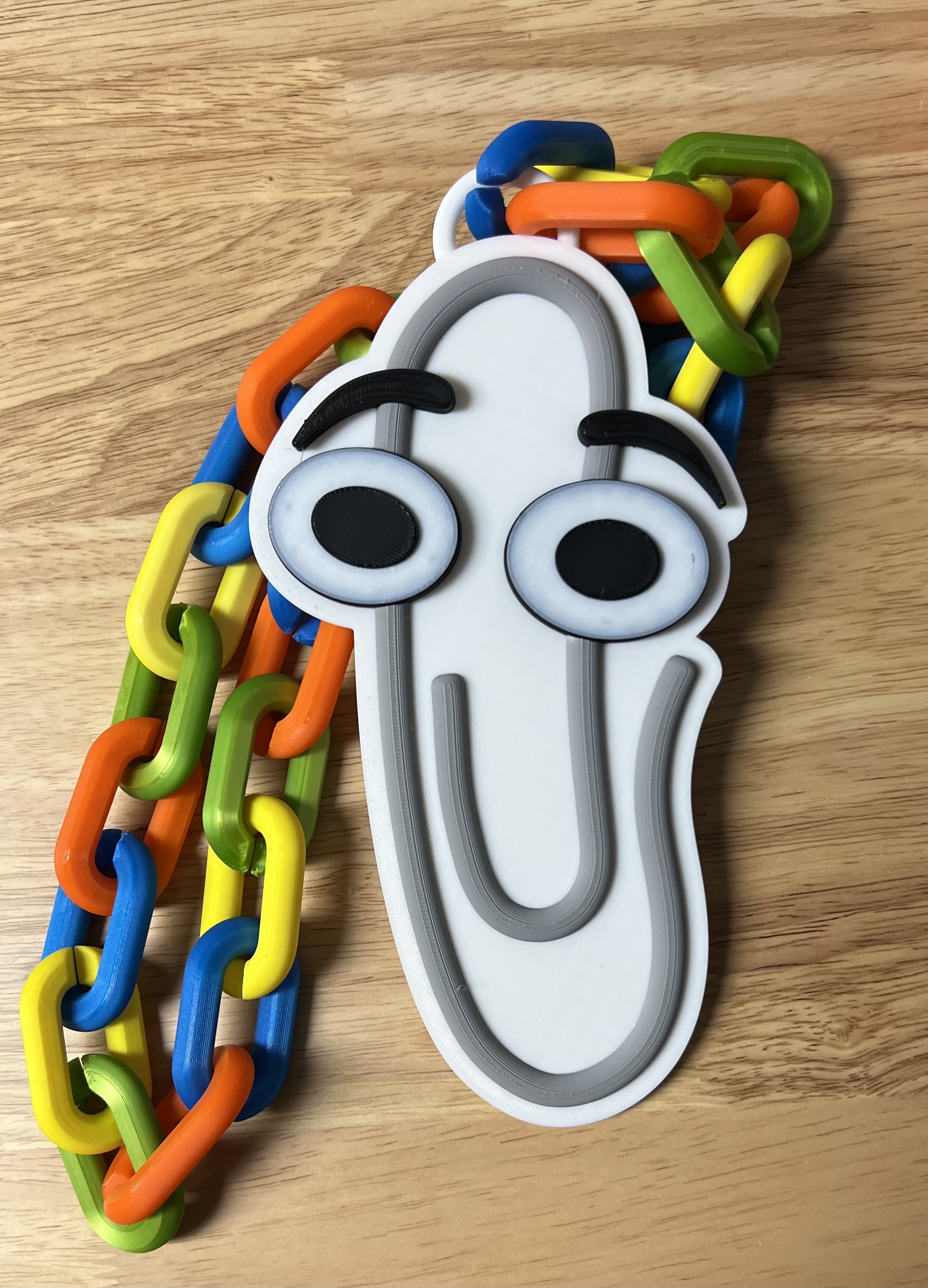 Clippy Logo Chain Necklace by Betsy Weber | Download free STL model ...