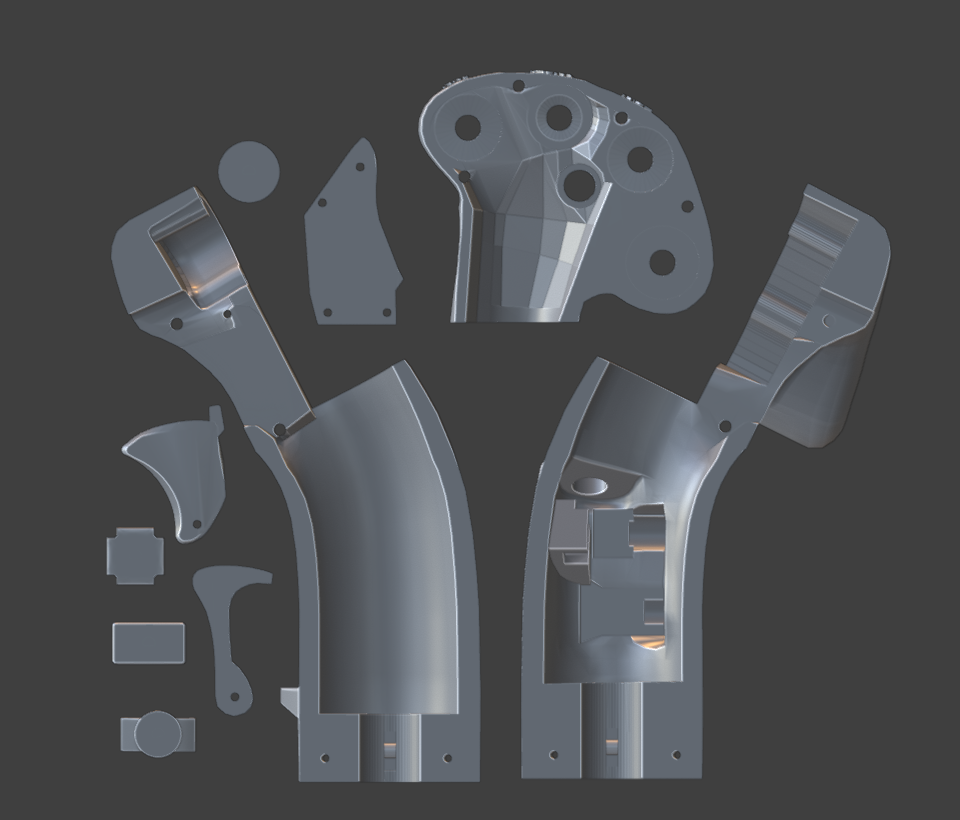 AH-64 Cyclic Grip by Cammando58 | Download free STL model | Printables.com