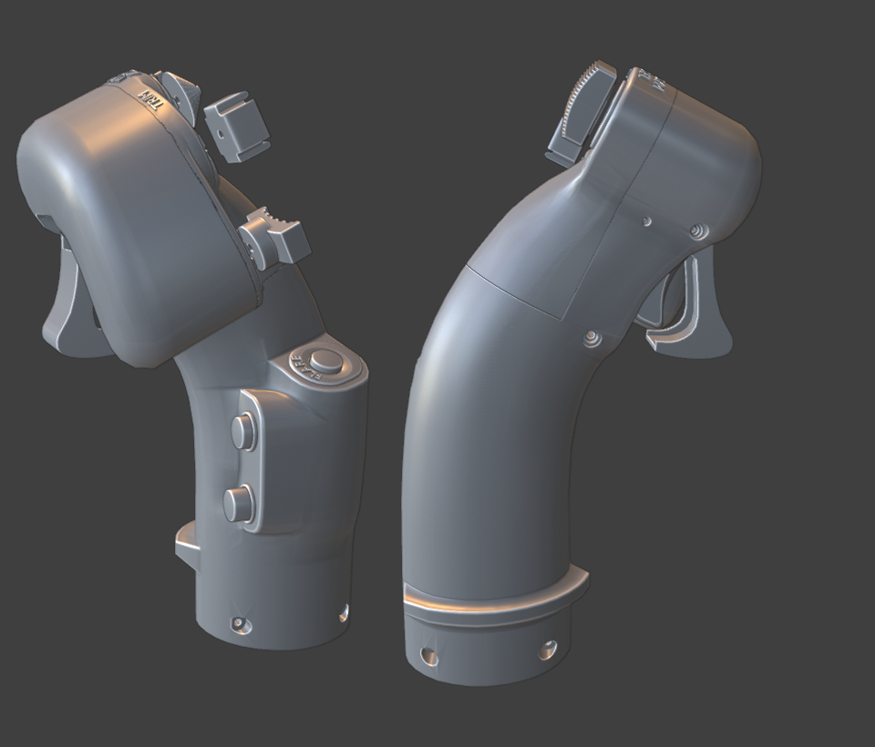 AH-64 Cyclic Grip by Cammando58 | Download free STL model | Printables.com