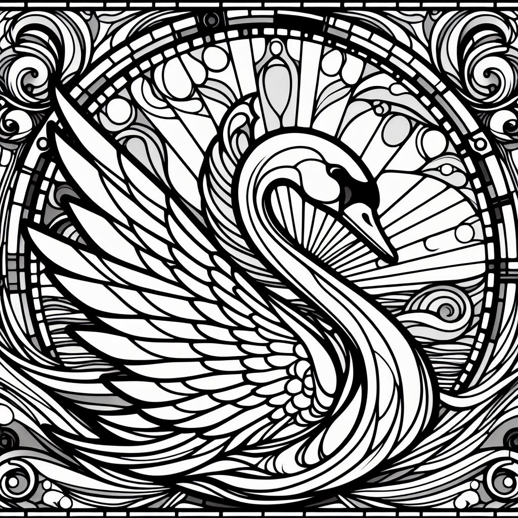 Fan cover: Swan (140 mm) by Nina Máčová | Download free STL model ...
