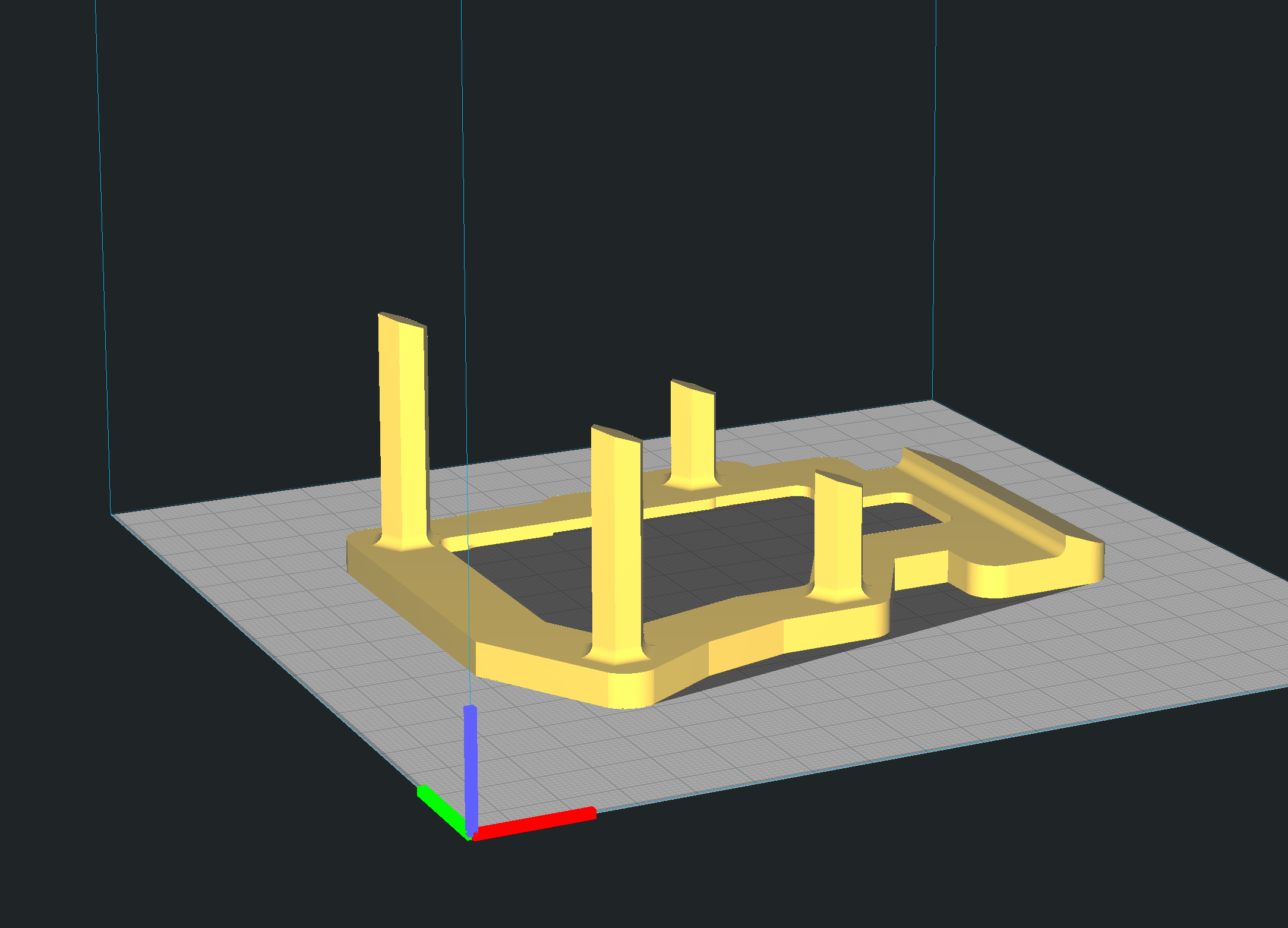 Tenting platform for Chocofi keyboard by Afonso Raposo | Download free ...