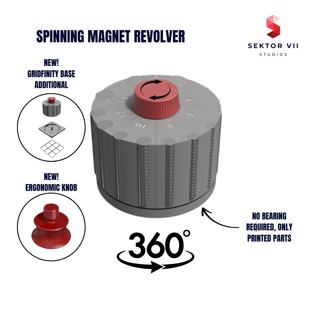 Magnet Organizer / Magnet Dispenser / Magnet Revolver (modular) by ...