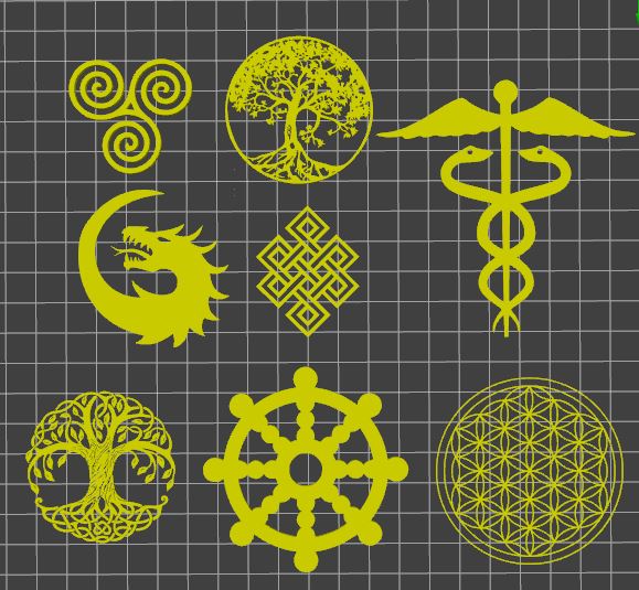 powerful symbols for spiritual and protection von gourish | Kostenloses ...