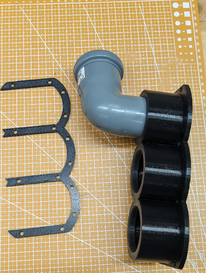 3way distribution with blast gate by michi_gecko | Download free STL ...