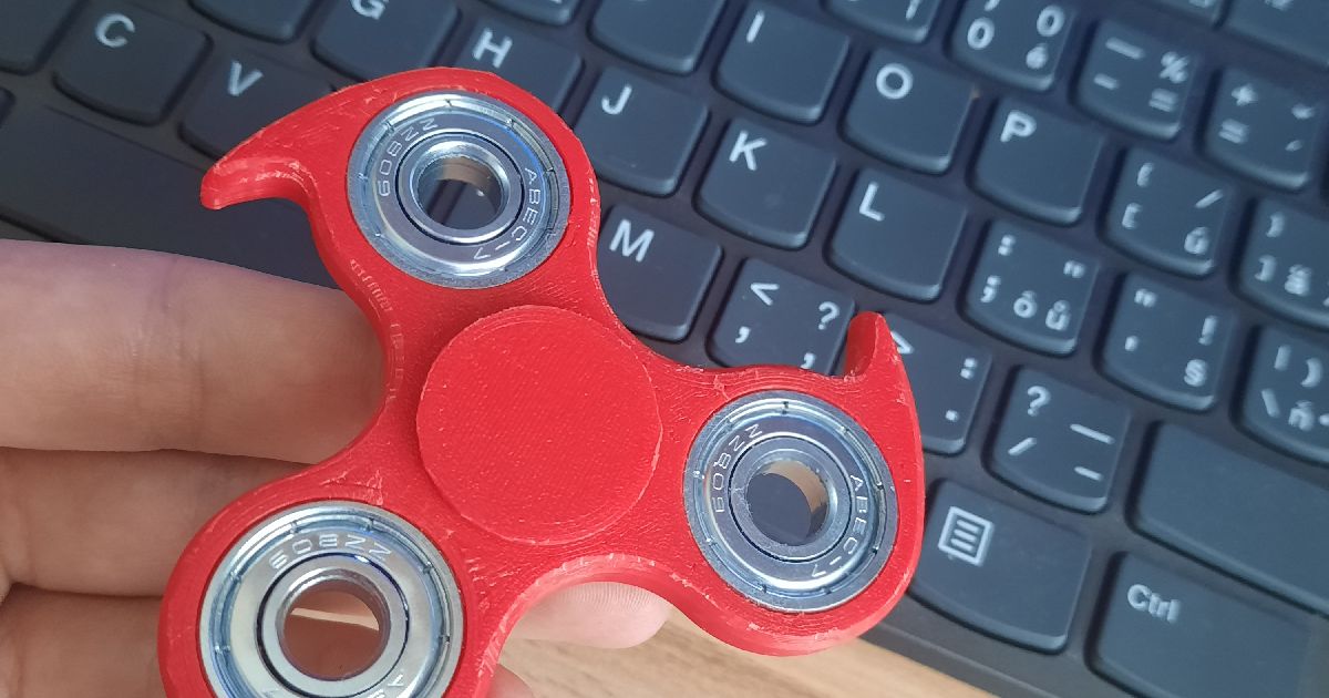 Fidget spinner by Ollie 3D | Download free STL model | Printables.com