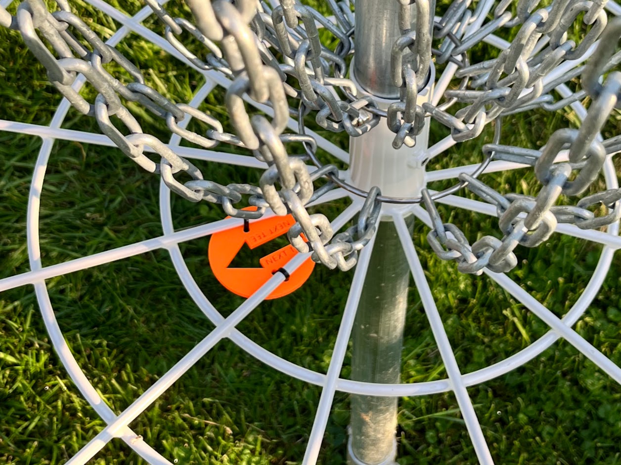 Disc Golf Basket Next Tee Sign por Ragudy Creations | Descargar modelo ...