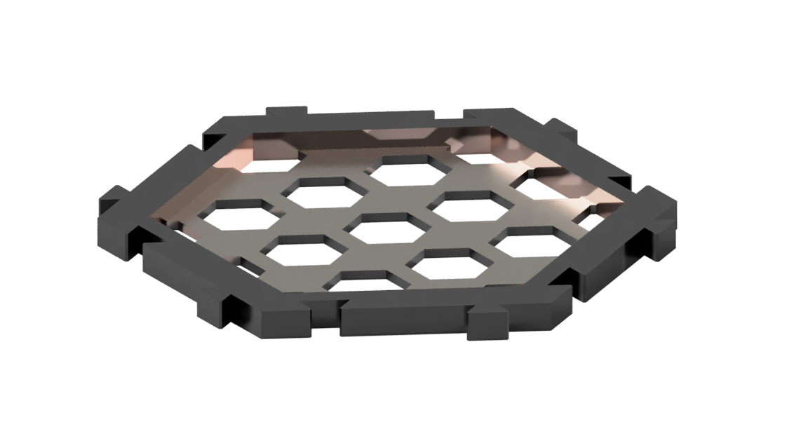 Modular hexagon tile by poesgamer | Download free STL model ...