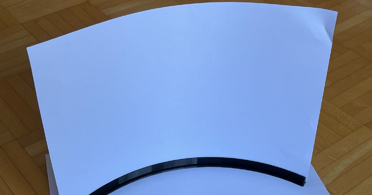 Paper Stand for A4 1/4 circle for shadow reduction by Aryser | Download ...