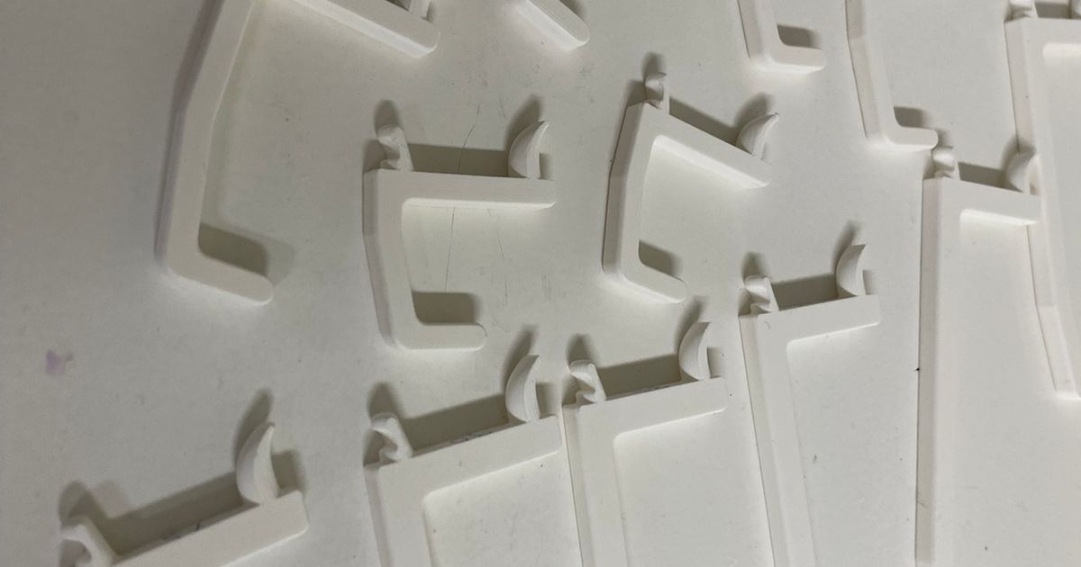 Multiboard pegboard click hooks in various sizes by Patrik Franzen ...